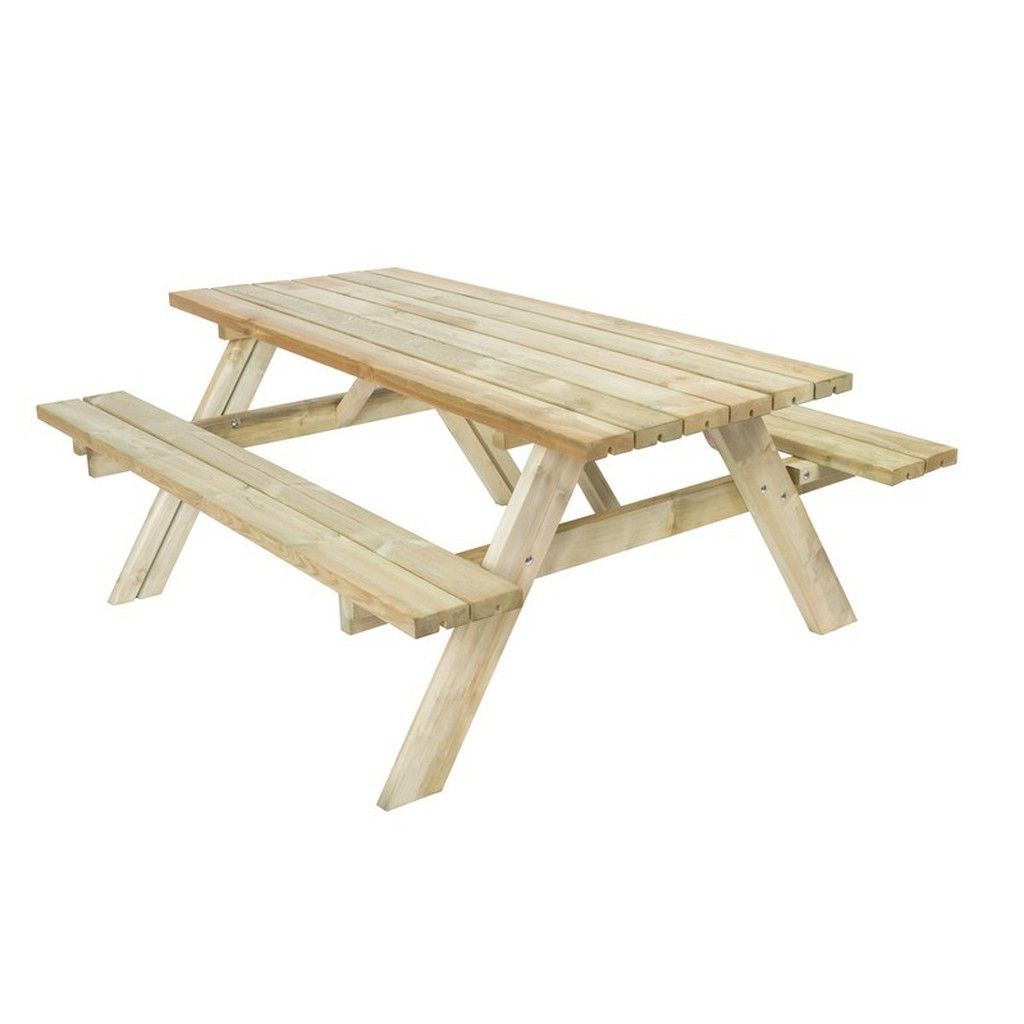 Mesas de picnic de madera | Al mejor precio — Qechic