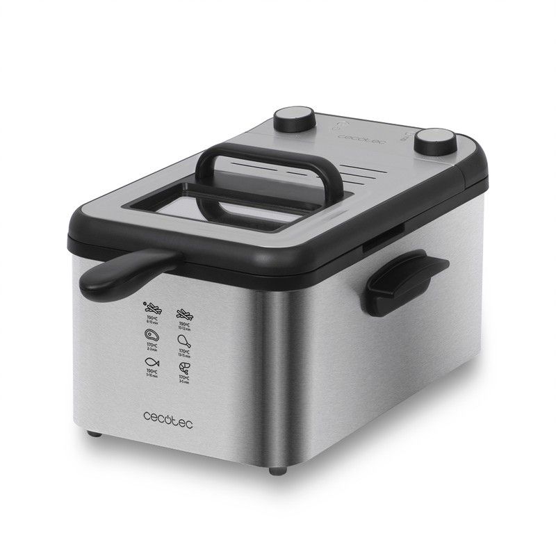 Friteuse CleanFry Infinity 3000 Full Inox Cecotec — Qechic