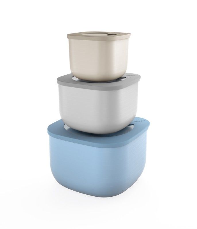 Ensemble de 3 récipients hermétiques Assorted Series Kitchen Active ...