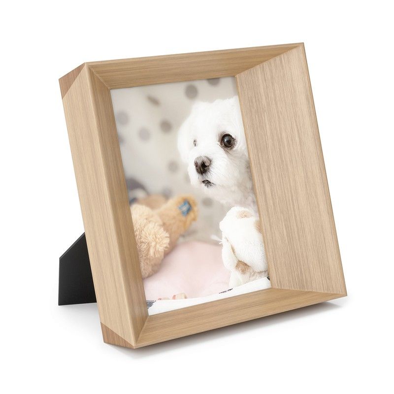 Moldura para fotos em madeira de borracha natural, 23 x 6 x 23 cm ...