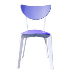 Lina Chair White/Blue, 43x50'5x77cm — Qechic