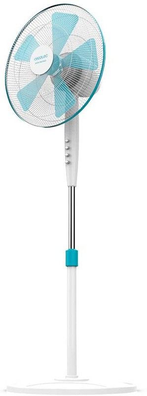 Ventilador de Pie EnergySilence 500 Cecotec Blanco/Azul, Ø40x135 cm — Qechic