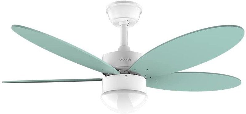 Ventilador de Techo EnergySilence Aero 4250 Flow Mint Blanco/Verde Menta Cecotec, Ø106x44 cm ...